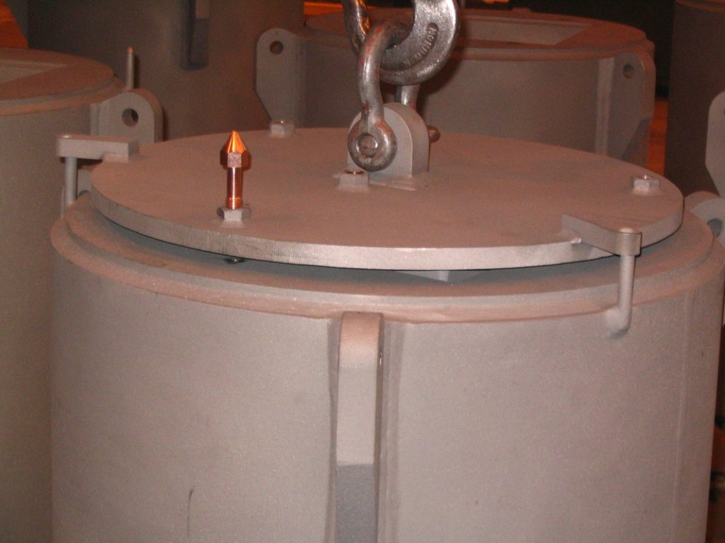 Irradiated Material Bucket / Shield - Dufrane Nuclear